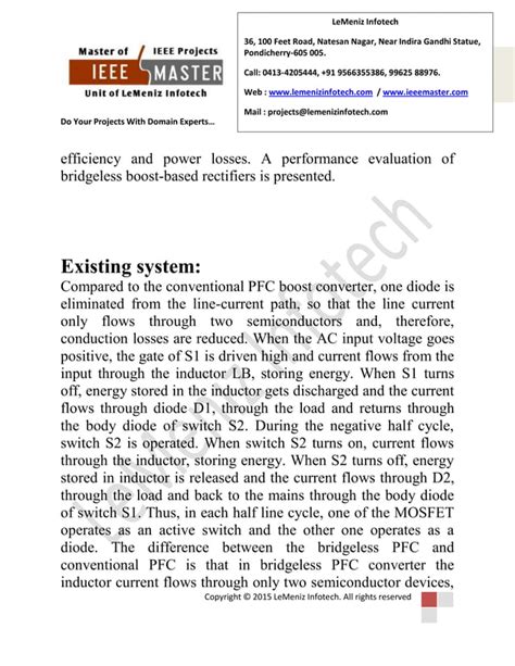 Loss Free Resistor Based Power Factor Correction Using A Semi