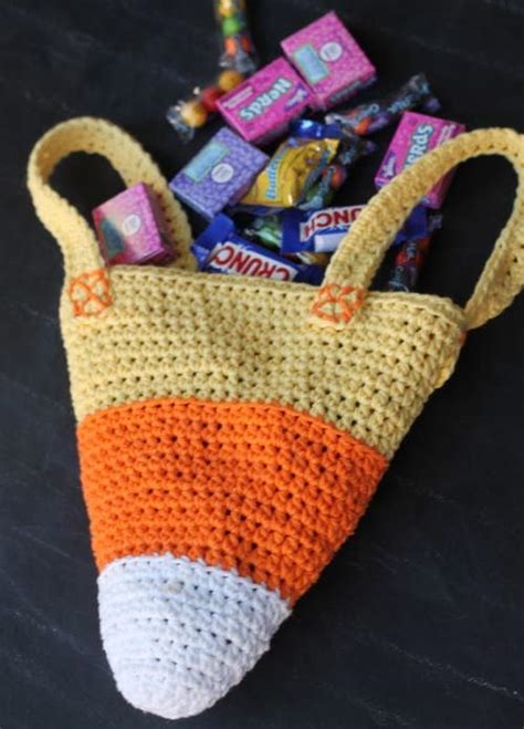 Classic Candy Corn Trick Or Treat Bag