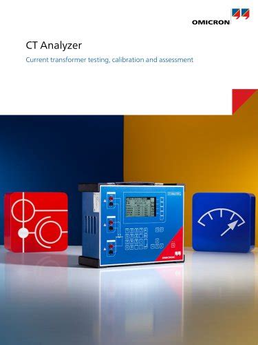 Ct Analyzer Current Transformer Testing Calibration And Assessment