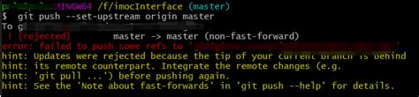 解决git Push出现error Failed To Push Some Refs To 错误