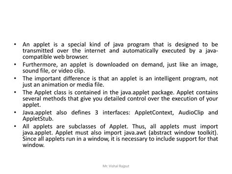 ppt gui programming building applets and introduction to annotations