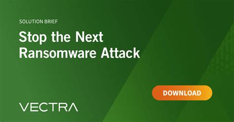 Solution Brief Stop The Next Ransomware Attack