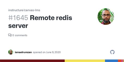 remote redis server · issue 1645 · instructure canvas lms · github