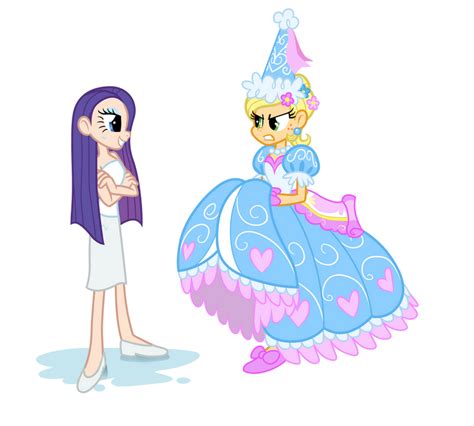 Applejack And Rarity Human Happy By Trinityinyang On Deviantart