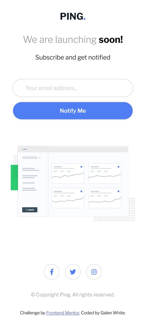 Github Ghwhite419ping Single Column Coding Challenge