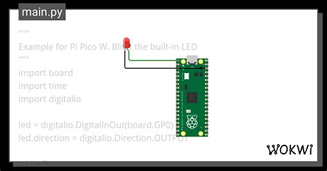 Blinkled Wokwi Esp32 Stm32 Arduino Simulator