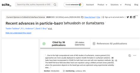 Recent Advances In Particle Based Simulation Of Surfactants