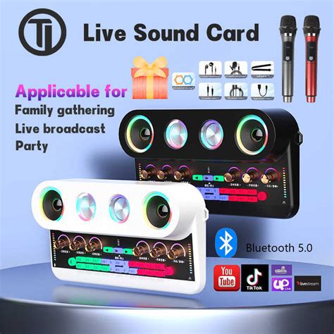 English Version Of The Bluetooth Audio Broadcast All In One Podcast Equipment Can Connect A