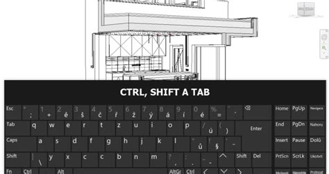 ctrl shift a tab cadbim cz