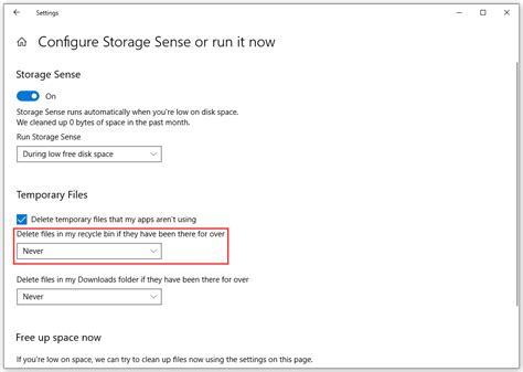 How To Enable And Disable Recycle Bin Auto Deletion On Windows 10 Minitool