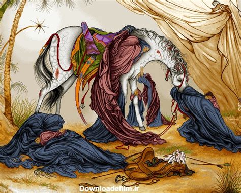 عکس نقاشی عصر عاشورا استاد فرشچیان