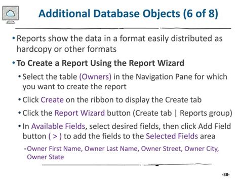 m0dule 1 ms access databases and database objects pdf databases computer software and