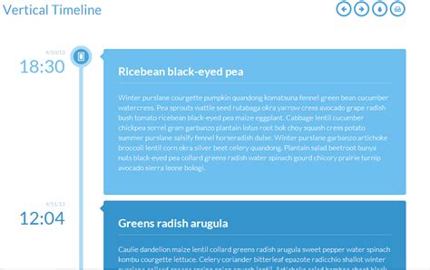 Htmlcssjquery漂亮的垂直时间轴jquery Vertical Timeline Csdn博客