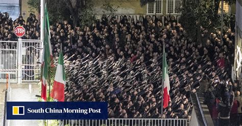 Outrage In Italy After Hundreds Give Fascist Salute At Rome Rally