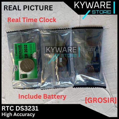 Jual Rtc Ds3231 Real Time Clock Precision Modul Jam Waktu I2c Battery