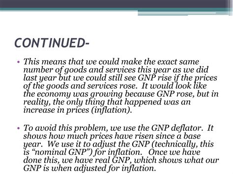 Nominal And Real GNP PPTX