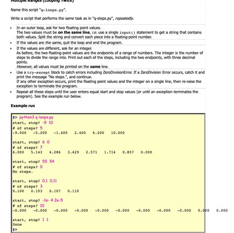 Solved Name This Script Q Loops Py Write A Script That