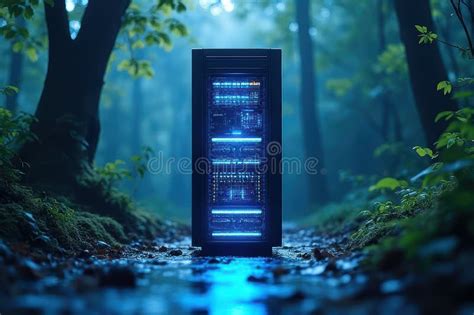 State Of The Art Deep Learning Server Configuration Stock Illustration Illustration Of Center
