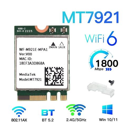 Mediatek Wifi 6 Mt7921 Most Recent Version Mediatek Mt7921 W