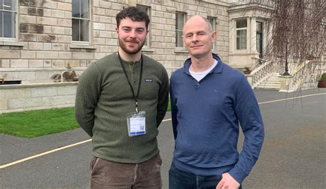 Green Party Candidate Adam Ó Ceallaigh Discusses Broadband For Leitrim With Minister Ossian