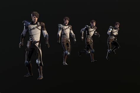 Warrior Man 3d 휴머노이드 Unity Asset Store