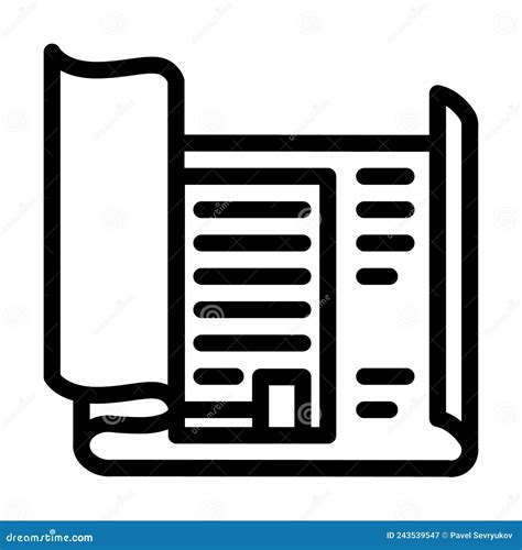 Paperwork Line Icons Collection Documentation Red Tape Records Keeping Legal Forms