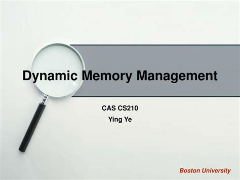 ppt dynamic memory management powerpoint presentation free download id 3264916