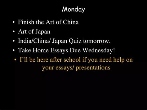 PPT Monday PowerPoint Presentation Free Download ID 5540274