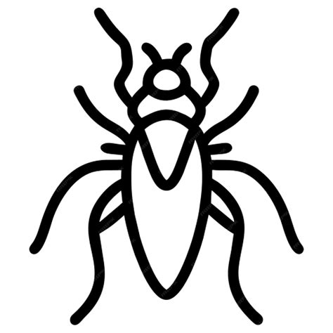Assassin Bug Icon Outline Premium Ai Generated Vector