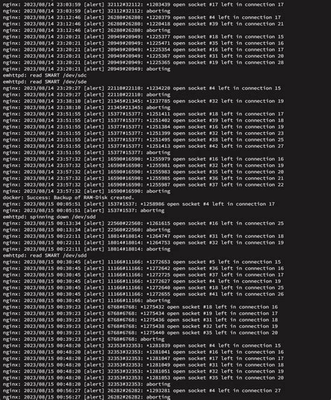 Varlog Is Getting Full Currently 100 Used And Frontend Crashes General Support Unraid