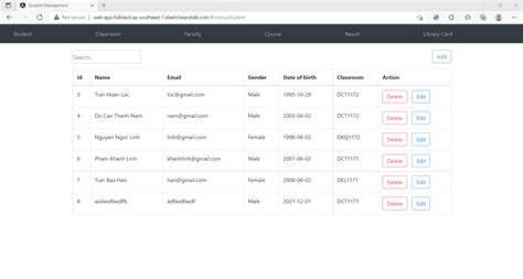 Github Locnguyenit Student Management Fullstack Springboot Angular Docker Aws