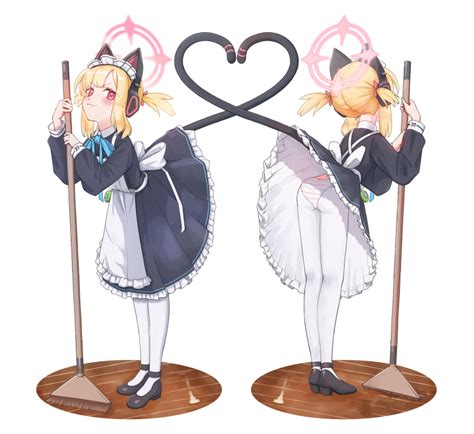 Mumen Kim Momoi Blue Archive Momoi Maid Blue Archive Blue Archive Absurdres Highres