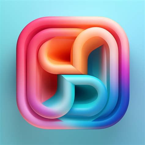 Premium Ai Image A Close Up Of A Colorful Abstract Design With A Blue