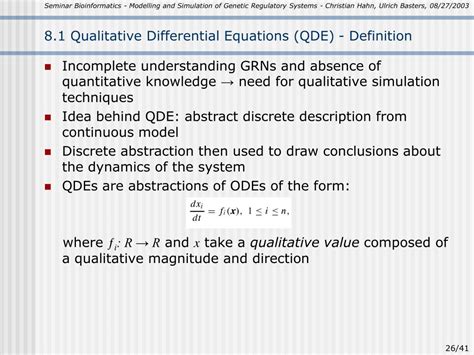 Ppt Modeling And Simulation Of Genetic Regulatory Systems Powerpoint Presentation Id 1149817