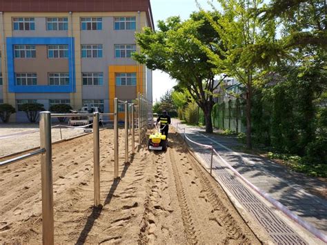 대전동문초등학교 어린이놀이터 모래소독 키제코 전국소독현황