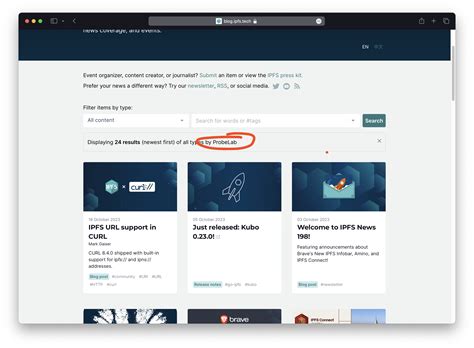 Navigating From Post To Author Page Shows No Content Or Too Much · Issue 639 · Ipfsipfs Blog
