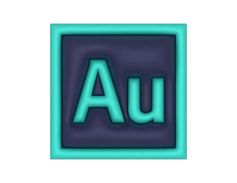 D Adobe Audition Icon PNG