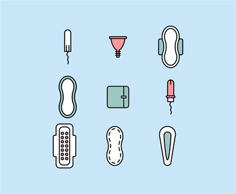 Feminine Hygiene Products Vector Art And Graphics