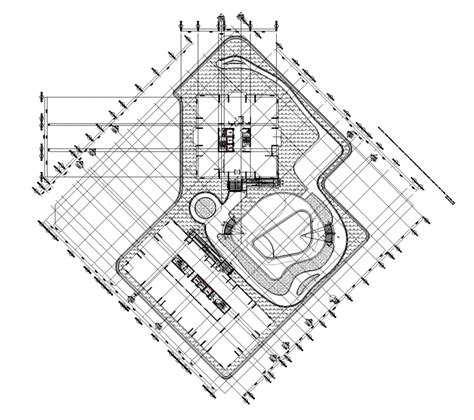 Building And Area Detail 2d View Cad Construction Unit Autocad File