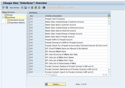 Fqintfcust Sap Tcode Configuration Of Interface Display
