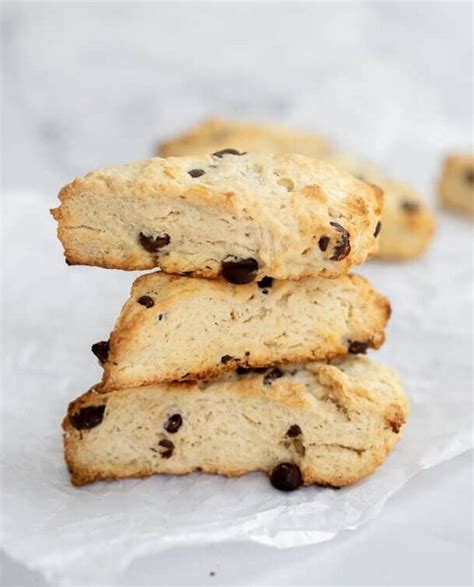 Dairy Free Scones With Chocolate Chips Nourished With Natalie