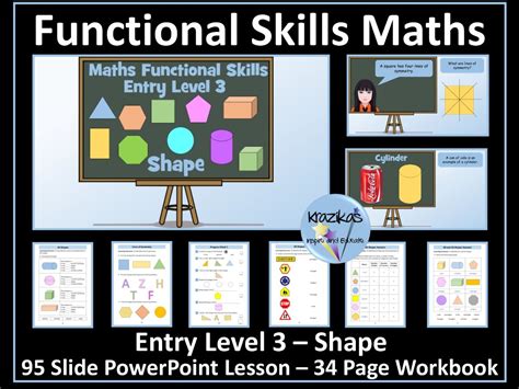 Shape Functional Skills Maths Entry Level 3 Teaching Resources