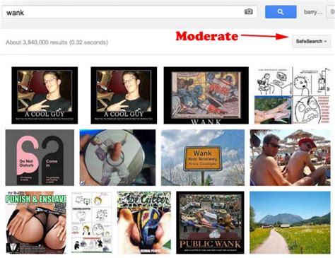 Google Images Strict SafeSearch Returns Porn While Moderate Does Not