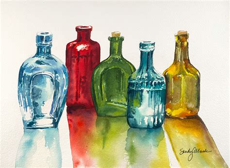 Colored Glass Sandy Allnock Fine Art