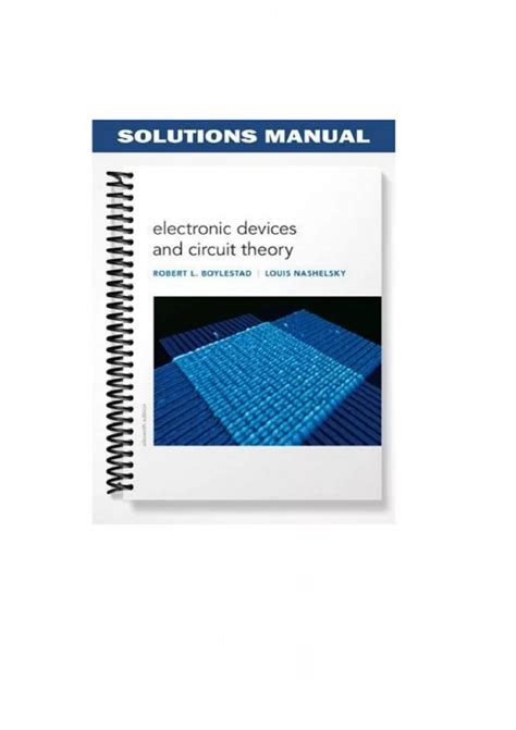 Solutions Manual Electronic Devices And Circuit Theory 11th Edition