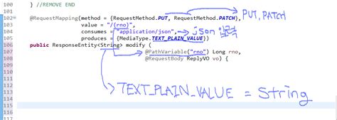 Spring Rest 비동기 댓글 수정 기능 구현