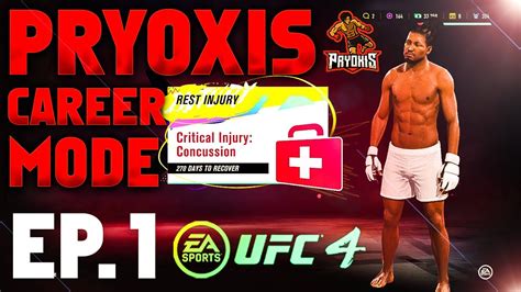 Ea Sports Ufc 4 Career Play Through Episode 1 Remember To Train