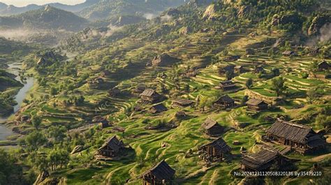 Ai创作图苗寨模型 原始村落场景 肇兴侗寨鸟瞰图 古代村落模型 高清宽幅村寨图片 苗寨村落全景 苗族部落村寨村寨 古村模型 土家原野 立体村落 苗寨村寨俯拍 鸟瞰苗寨村落 苗族山寨 苗族居住区