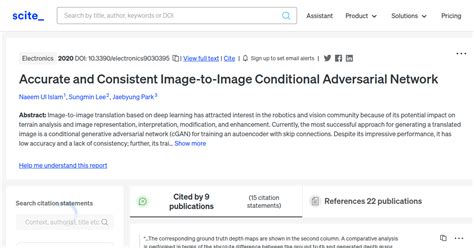 accurate and consistent image to image conditional adversarial network