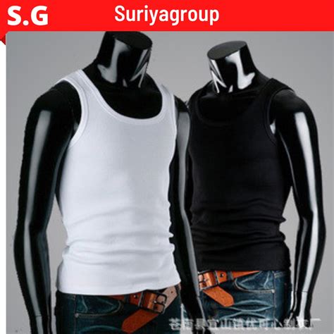 Slim Fit Singlet Men Shirt Baju Singlet Lelaki Dewasa Cutting Small